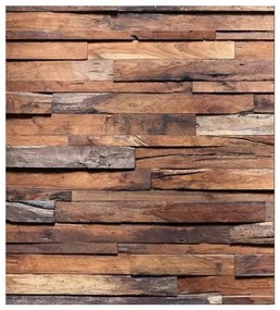 DIMEX | Vliesová fototapeta na zeď Dřevěná zeďMS-3-0158 | 225 x 250 cm | hnědá