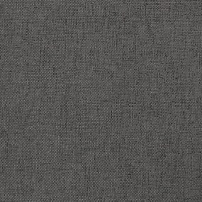 vidaXL Zvedací masážní křeslo tmavě šedé textil