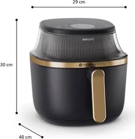 Philips 3000 series NA322/00 černá / Horkovzdušná fritéza / 2000 W / o