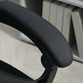 Ergonomická kancelářská židle Vinsetto s nastavitelným opěradlem, hlavovou opěrkou, opěrkami na ruce a výškově nastavitelná otočná židle s podnožkou …