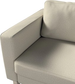 Potah na pohovku IKEA  Karlstad 3-místná, nerozkládací, krátký barva béžová látka pletený vzor