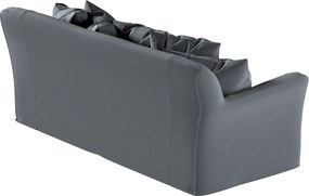 Potah na pohovku IKEA  Tomelilla rozkládací barva šedá látka sametová