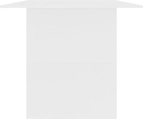 Jídelní stůl Tinnie - bílý - dřevotříska | 180x90x76 cm