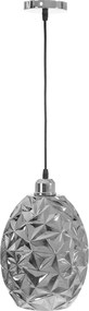 Toolight - Chromovaná skleněná závěsná lampa 1xE27 60W APP564-1CP, chromová, OSW-09670