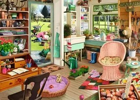 RAVENSBURGER Puzzle My Haven č.8: Zahradníkova kůlna / 1000 dílků / 70