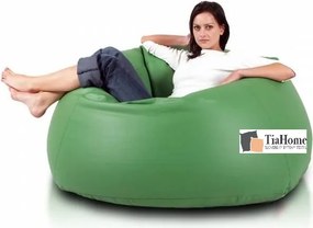 Sedací vak koule Maxi ekokůže TiaHome - Zelená
