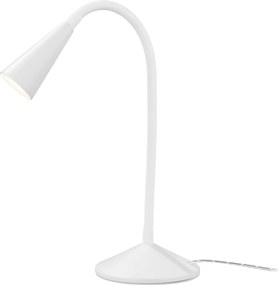 Livarno Home LED stolní lampa, s flexibilním kovovým krkem. (bílá)