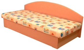 Jednolůžková postel (válenda) 80 cm Eda 3 (s molitanovou matrací). 774096