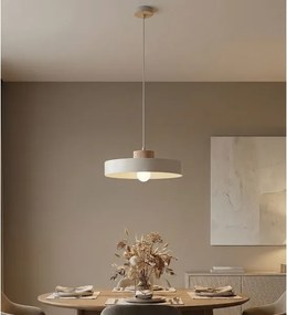 Lustr na lanku KIVI 1xE27/15W/230V bílá