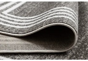 koberec MATEO 8034/944 Moderní vzor rámu strukturální šedá / béžový velikost 180x270 cm | krásné koberce cz