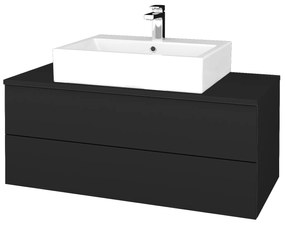 Dřevojas Koupelnová skříňka MODULE SZZ2 100 Varianta: N01 Bílá lesk / N03 Graphite