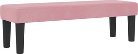 Postel s boxspringem s čelo Růžová 200 x 120 cm samet 3344509