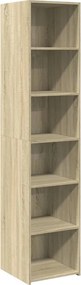 Skříň highboard dub sonoma 40 x 41 x 185 cm kompozitní dřevo 3281668