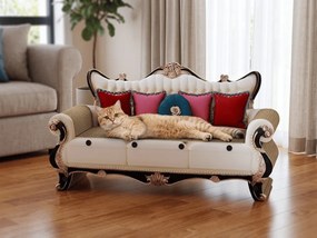 Pelíšek se škrabadlem pro kočku ROYAL PURR 59,5x27x33 cm, karton