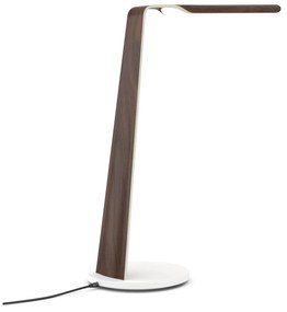 Stolní lampa Swan, více variant - TUNTO Model: přírodní ořech, QI bezdrátová technologie