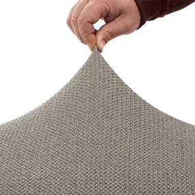 Super strečové potahy HARMONIA světle šedá křeslo (š. 70 - 110 cm)