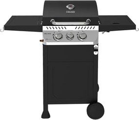 Velaco Plynový BBQ gril s boční plotýnkou, poličkou a krycí plachtou - , 2+1 hořák