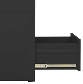 Kancelářská skříň antracitová 46 x 62 x 102,5 cm ocel - Default Title