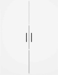Skříň highboard bílá 69,5 x 34 x 180 cm kompozitní dřevo 3195691