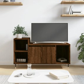 vidaXL TV skříňka hnědý dub 100x35x55 cm kompozitní dřevo