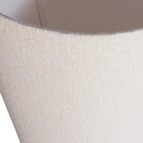Béžová stojací lampa s textilním stínidlem (výška 187 cm) Loft – WOOOD