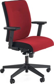 Kancelářská polohovatelná židle POP - červená
