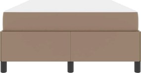 Rám postele s matrací Cappuccino 120 x 190 cm textil 3398993