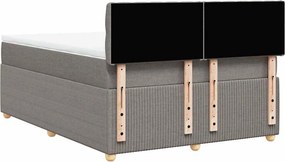 Box spring postel s matrací taupe 140x200 cm textil 3287490