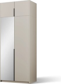 ADRK Furniture Alera II s nástavcem Skříň s otočnými dveřmi ADRK-W-ALER-100-KB