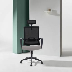 Kancelářská židle Speed BS HD, black / grey