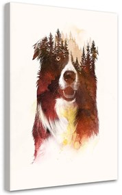 Gario Obraz na plátně Pes v noci - Robert Farkas Rozměry: 40 x 60 cm