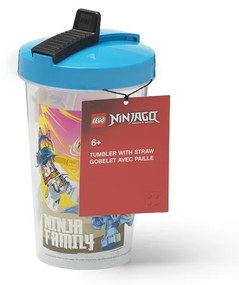 Modrá dětská lahev 500 ml Ninjago – LEGO®