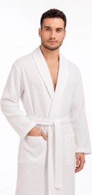 Unisex vaflový župan Vestis Saimaa bílá - XXL