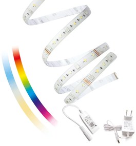 Toolight - SMART LED pásek ,17W, RGB barvy nastavitelné přes WIFI + napájecí adaptér, OSW-01511