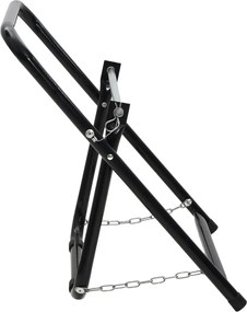 Stojan na hadici 48 cm 45 kg černá ocel s práškovým nástřikem 156041