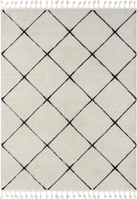 My Flair, Kusový koberec Moroccan Vision weiß, 100x200, černobílá, ložnice