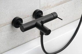 Sapho Ultramix vanová baterie nástěnná 150 mm černá matná UT010B