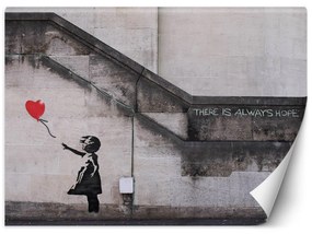 Gario Fototapeta Dívka s balónem, Banksy, graffiti Materiál: Vliesová, Rozměry: 200 x 140 cm
