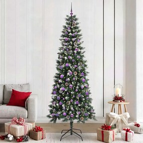 Umělý vánoční stromeček Zelená 240 cm PVC, plast a ocel 3395850