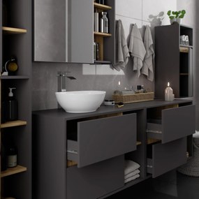 Závěsná koupelnová skříňka VAMI 35 cm - výběr z 6 provedení