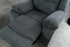 Designové křeslo Movie tmavě šedé