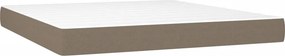 Box spring postel s matrací taupe 180x200 cm textil 3140237