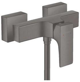 Hansgrohe Metropol, páková sprchová baterie, kartáčovaný černý chromová, 32560340