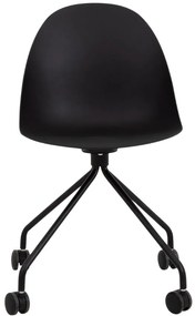 Černá plastová konferenční židle Tenzo Work