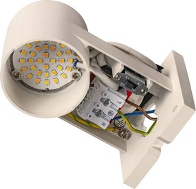 LA 1004650 RUSTY® UP/DOWN WL venkovní LED nástěnné přisazené svítidlo hranaté rezavé CCT switch 3000/4000 K - BIG WHITE (SLV)