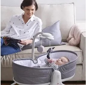 Tiny Love Lehátko 3v1 Rocker Heather Grey / od narození do 9 kg