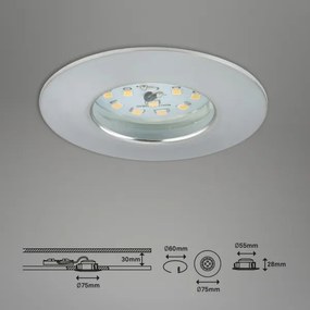 Briloner 7295-019- LED Stmívatelné koupelnové svítidlo ATTACH LED/6,5W/230V IP44