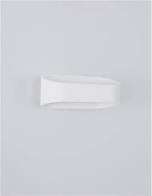 NV 9257871 Venkovní nástěnné svítidlo MILE bílý hliník a sklo LED 9W 3000K 100-240V 155st. IP54 světlo nahoru a dolů - NOVA LUCE