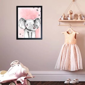 INSPIO Obraz do dětského pokoje - Barevný se slonem