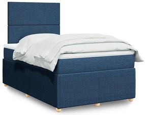 Box spring postel s matrací černá 120x190 cm textil 3294294
